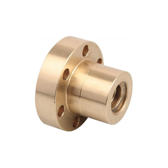 HBD16AR TR16x4 Right Hand Bronze Trapezoidal Leadscrew Nut - Round ...